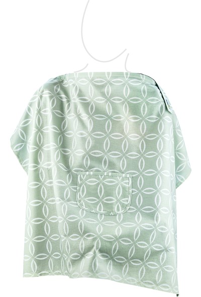 Babyjem Cepli Emzirme Önlüğü Yeşil Halka Babyjem Cepli Emzirme Önlüğü Yeşil Halka