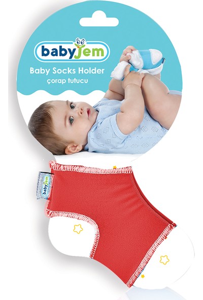 Babyjem Bebek Çorap Tutucu Kırmızı