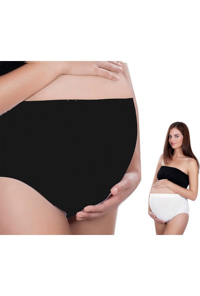 Babyjem Dikişsiz Hamile Külodu Xl Bd Siyah