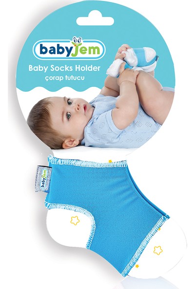 Babyjem Bebek Çorap Tutucu Mavi
