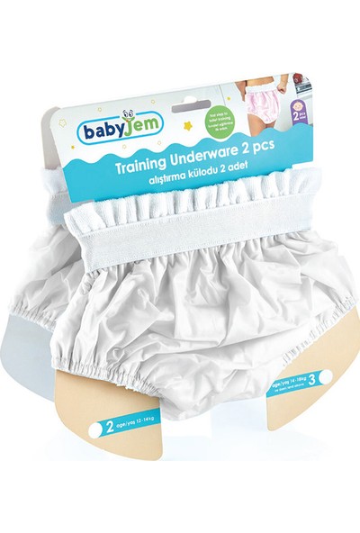 Babyjem Alıştırma Külodu Kutulu 2 Li 3 Yaş Mavi