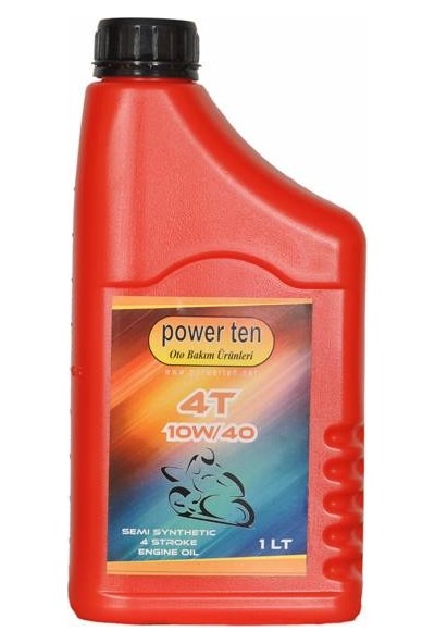 Powerten Dört Zamanlı Motorsiklet Yağı 10W-40 1 Lt Powerten Dört Zamanlı Motorsiklet Yağı 10W-40 1 Lt