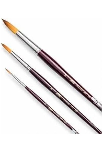 Luna Suluboya - Rütuş Fırçası Yuvarlak No: 2