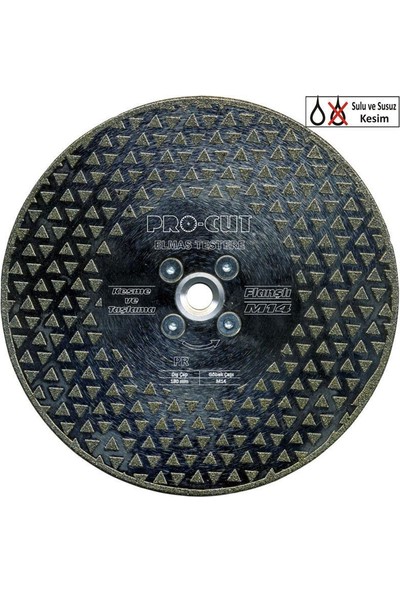 Procut 50959 DTF 180 Elmas Flanşlı Kesme Taşlama M14 Procut 50959 DTF 180 Elmas Flanşlı Kesme Taşlama M14