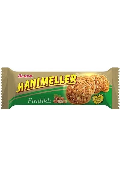 Ülker Hanımeller Fındıklı Bisküvi 82 gr x 18'li