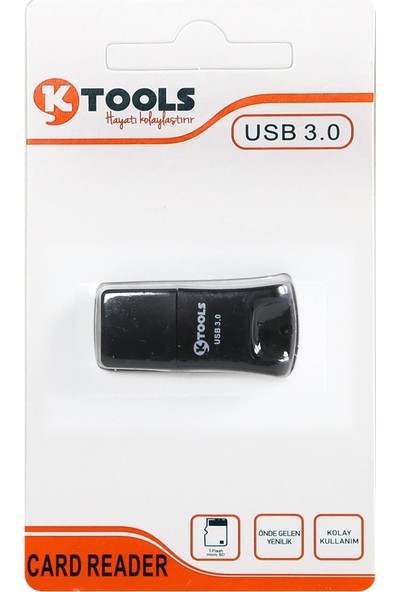 Ktools Usb 2.0 Basic Kart Okuyucu Hızlı Veri Transferi Led