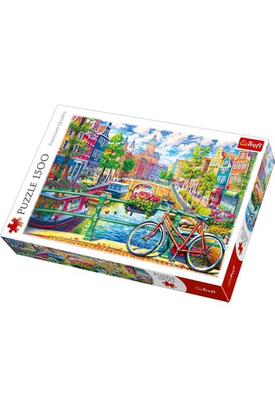 Trefl Puzzle Amsterdam Canal 1500 Parça Puzzle Trefl Puzzle Amsterdam Canal 1500 Parça Puzzle