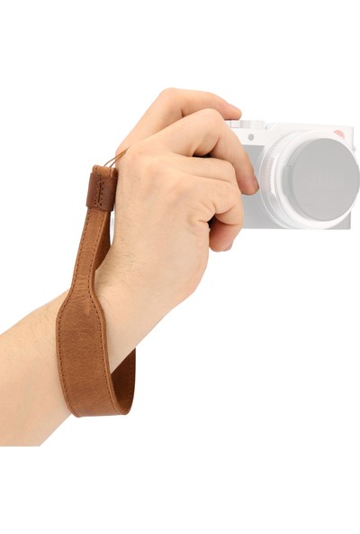 Megagear Mg1613 Hakiki Deri Fotoğraf Makinesi Bilek Kayışı