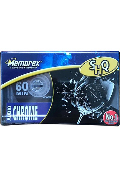 Memorex Kromlu 60'lık Boş Sıfır Kaset