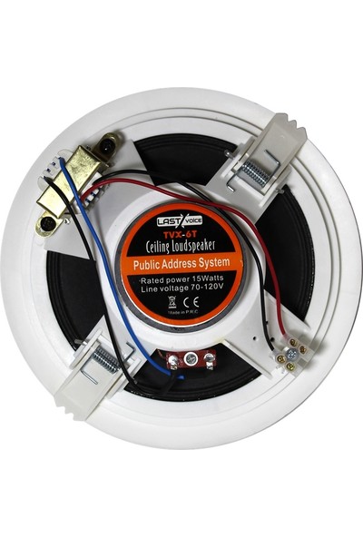 Lastvoice Tvx-6 Alçıpan Tavan Hoparlörü 16 cm 15 Watt 8 Ohm