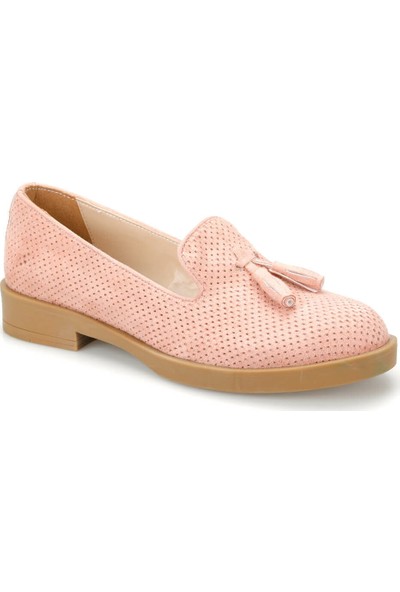 Miss F Ds19041 Pudra Kadın Loafer Ayakkabı