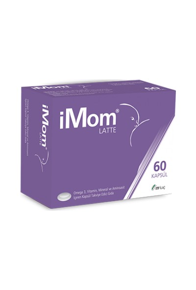 iMom Latte Omega 3 Takviye Edici Gıda 60 Kapsül iMom Latte Omega 3 Takviye Edici Gıda 60 Kapsül