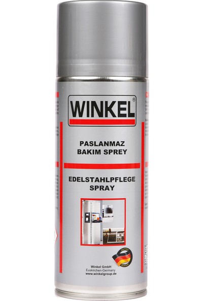 Winkel Paslanmaz Bakım Sprey 400 Ml. Winkel Paslanmaz Bakım Sprey 400 Ml.