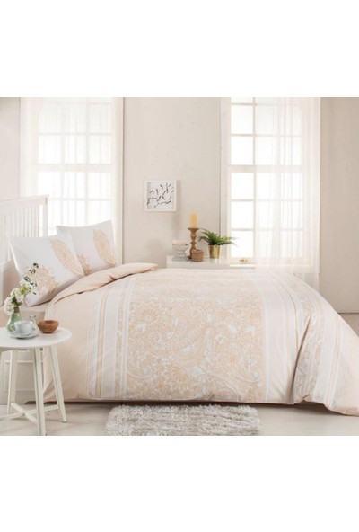 Özdilek Modaletto Amona Bej Tek Kişilik Nevresim Takımı Özdilek Modaletto Amona Bej Tek Kişilik Nevresim Takımı