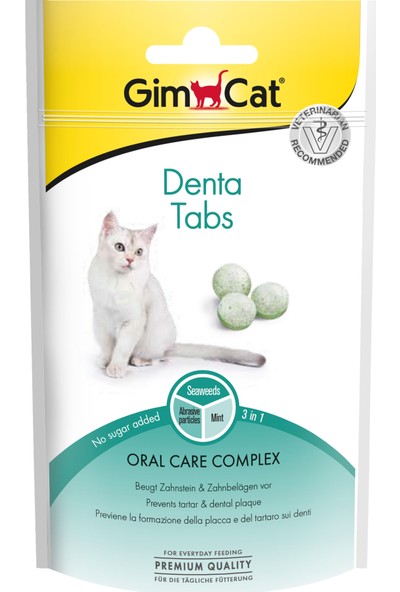 Gimcat Kedi Ödül Tableti Denta 40Gr