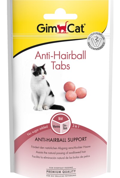 Gimcat Kedi Ödül Tableti Anti-Hairball 40Gr Gimcat Kedi Ödül Tableti Anti-Hairball 40Gr