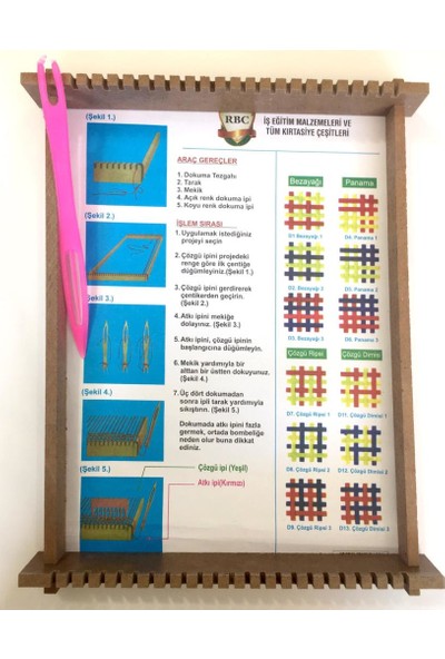 Rbc Ahşap Halı Dokuma Tezgahı