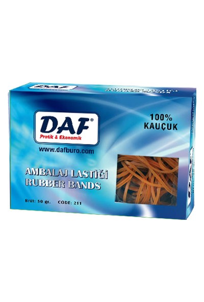 Daf Ambalaj Lastiği Midi Kauçuk 50 Gr Kutu