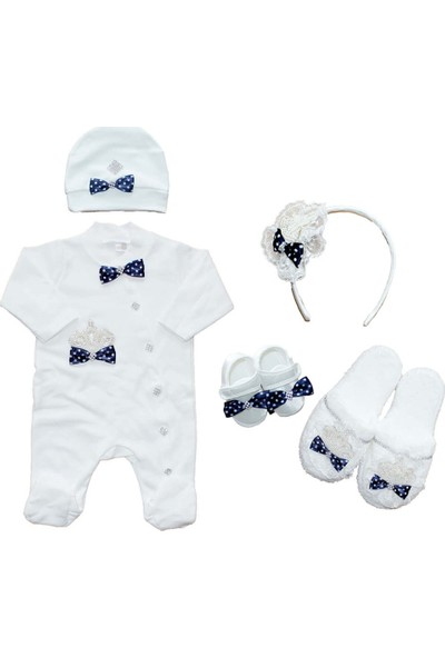 Biricik's Taçlı Anne Oğul Tulumlu 5li Lohusa Seti