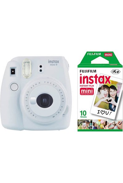 Instax mini 9 Makine+10'lu Film+Askı