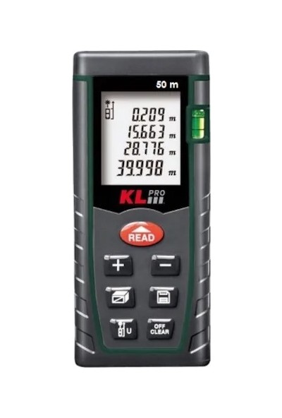 Klpro Kllzm50 50Mt Profesyonel Lazer Metre - Lazer Mesafe Ölçer Klpro Kllzm50 50Mt Profesyonel Lazer Metre - Lazer Mesafe Ölçer