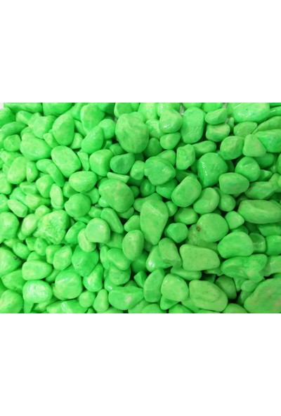 Woddy Akvaryum İçin Yeşil Renkli Çakıl Taşı 1 kg