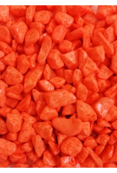 Woddy Akvaryum İçin Turuncu Renkli Çakıl Taşı 1 kg Woddy Akvaryum İçin Turuncu Renkli Çakıl Taşı 1 kg