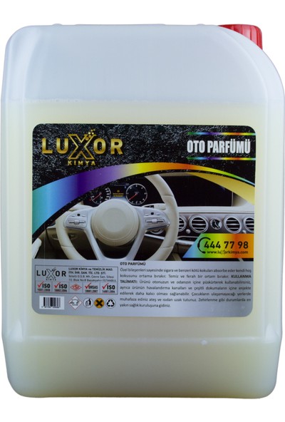 Luxor Kimya Vanilya Çilek 5 lt Oto Kokusu