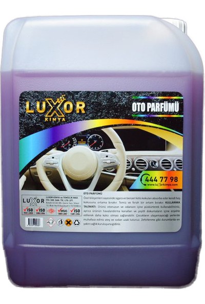 Luxor Kimya Çilek Sakız 5 lt Oto Kokusu