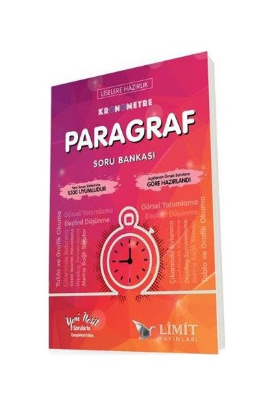 Limit Yayınları Liselere Hazırlık Kronometre Paragraf Soru Bankası Limit Yayınları Liselere Hazırlık Kronometre Paragraf Soru Bankası