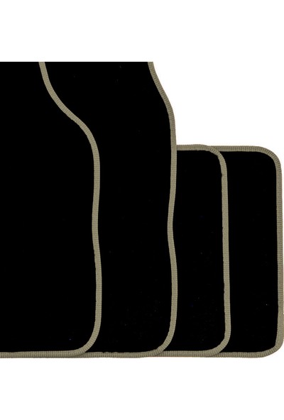3 Tıkla BMW 5 Serisi F10 2010-2019 Premium Siyah Halı Paspas Seti Bej Kenar 3 Tıkla BMW 5 Serisi F10 2010-2019 Premium Siyah Halı Paspas Seti Bej Kenar