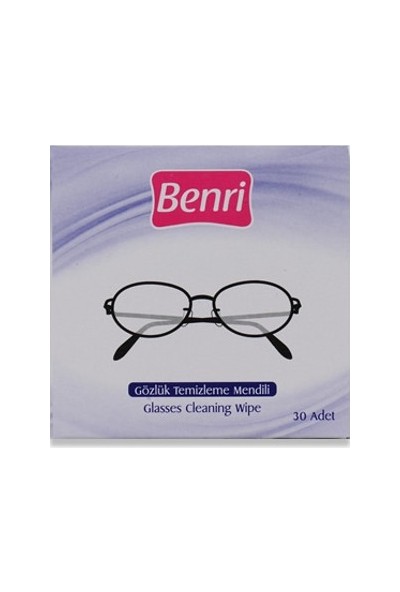 Benri Gözlük Temizleme Mendili Glasses Cleaning Wipes Benri Gözlük Temizleme Mendili Glasses Cleaning Wipes