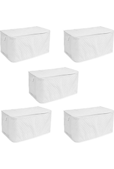 Homex Tela Yorgan 100X50X50Cm Hurcu-Beyaz/5 Adet