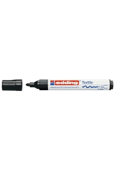 Edding 4500 Kumaş Boyama Kalemi Siyah Edding 4500 Kumaş Boyama Kalemi Siyah