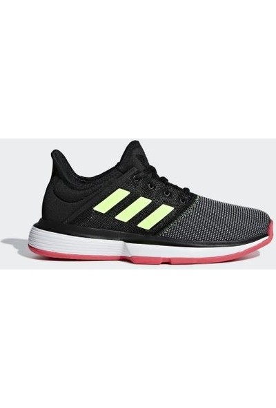 Adidas Soulcourt Xj Cg6464 Siyah Çocuk Tenis Ayakkabısı