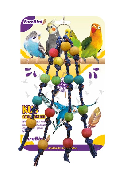 Eurobird Kuş Oyuncağı İpli Boncuk (ky77)