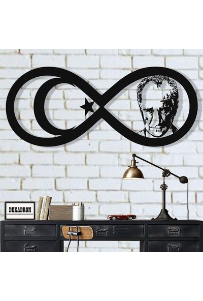 Dekadron Atatürk Sonsuzluk Metal Tablo