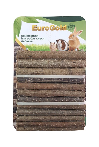 EuroGold Doğal Ahşap Kemirgen Tüneli 12x30cm EuroGold Doğal Ahşap Kemirgen Tüneli 12x30cm