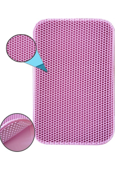 Pets Elekli Kum Toplama Paspası Pembe 58x76cm Pets Elekli Kum Toplama Paspası Pembe 58x76cm