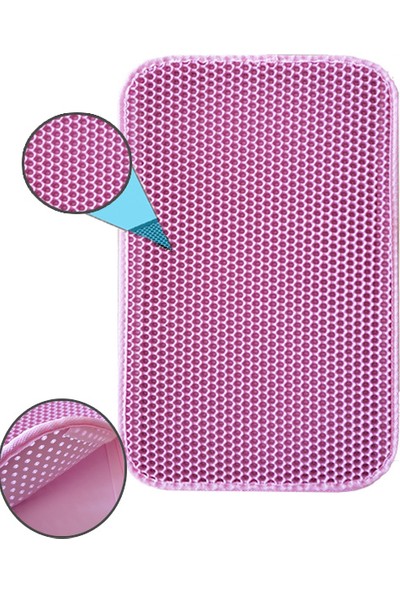 Pets Elekli Kum Toplama Paspası Pembe 38x59cm