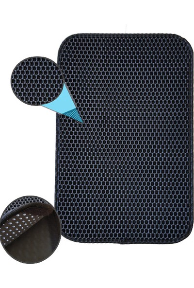 Pets Elekli Kum Toplama Paspası Siyah 38x59cm