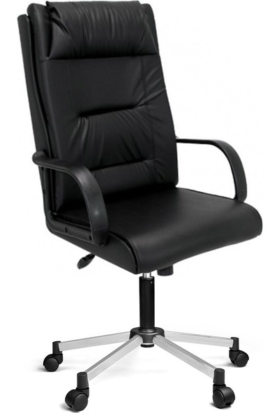 Ofisin Hazır Konak Müdür Başlikli Koltuk Boyali Metal Ayak