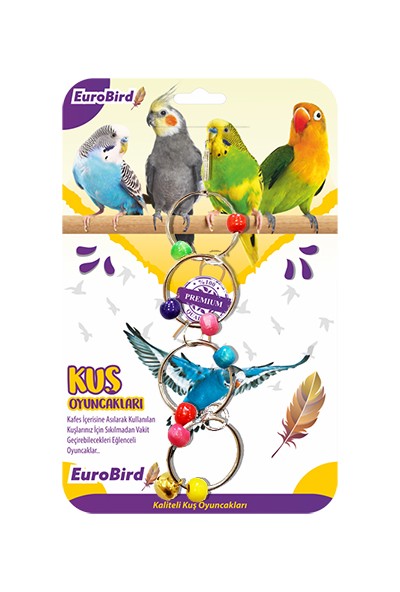 Eurobird Kuş Oyuncağı Dörlü Halka (Ky34)