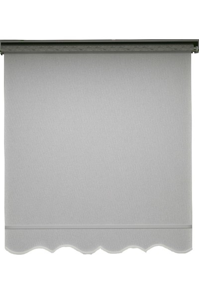 Perdejim Stor Perde İthal Saten Mat Beyaz - Montaj Aparatı ve Montaj Aparatı ve Etek Hediyelili (Sınırsız Ölçü)