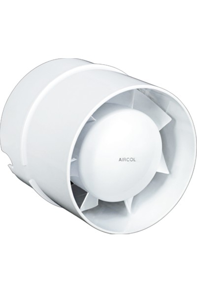 Aircol 100 Lük Kanal Tipi Fan Plastik Banyo, Tuvalet Ve Baca Aspiratörü