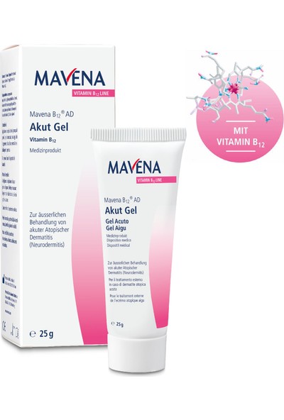 Mavena B12 Ad Akut Jel Atopik Cilt Sedef Egzama Çatlama Onarıcı Açık Yaralarda Ve Bakteriyel Iltahaplanmalarda Kullanılır. Mavena B12 Ad Akut Jel Atopik Cilt Sedef Egzama Çatlama Onarıcı Açık Yaralarda Ve Bakteriyel Iltahaplanmalarda Kullanılır.