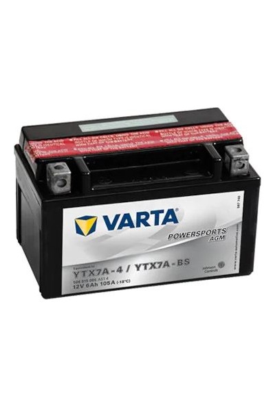 Varta Motosiklet Aküsü Ytx7A-Bs (Kawasakı Ex250, Ninja 250r 08-12) Varta Motosiklet Aküsü Ytx7A-Bs (Kawasakı Ex250, Ninja 250r 08-12)