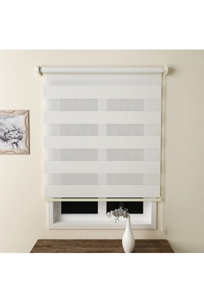 Brillant Düz Ekru Zebra Perde 50X200 Brillant Düz Ekru Zebra Perde 50X200