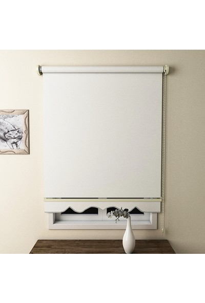 Brillant Düz Stor Perde Beyaz MS1200 200 x 200 cm