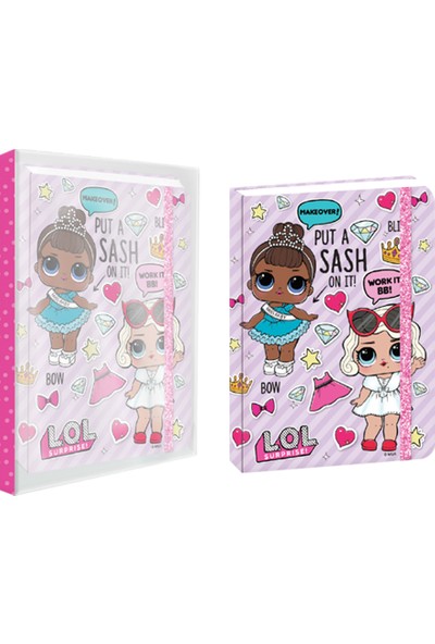 Keskin Color Lol 100 Yp.Çizgili Ciltli Lastikli Defter 13 x 18